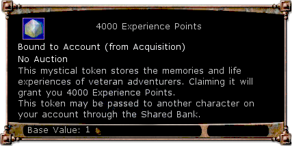 Item:Experience Points Token - DDO wiki