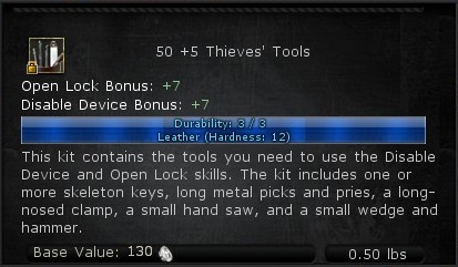 Item:Thieves' Tools - DDO wiki