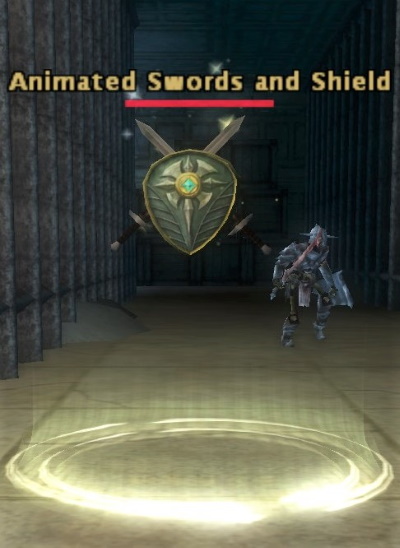 Animated Swords and Shield - DDO wiki