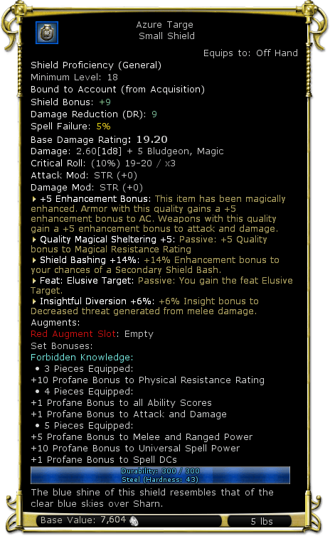 Update 61 named items - DDO wiki