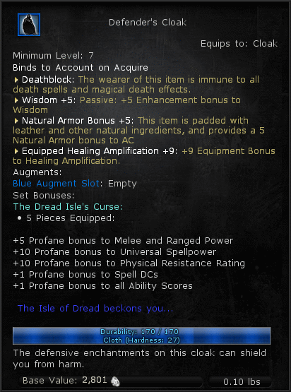Update 55 named items - DDO wiki