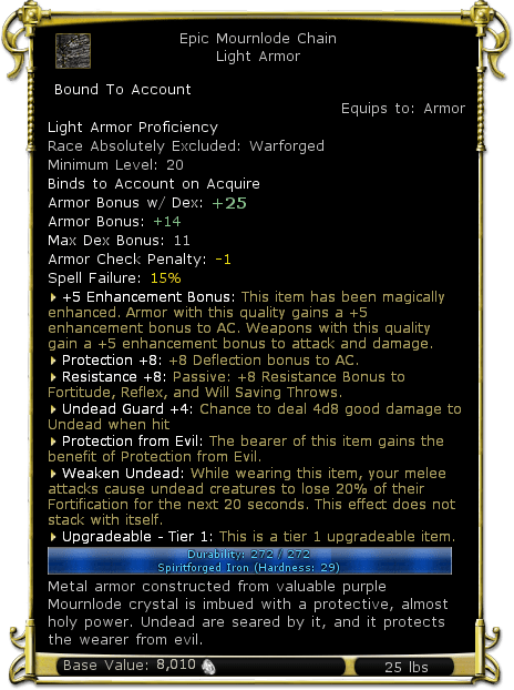 Item:Epic Mournlode Chain - DDO wiki