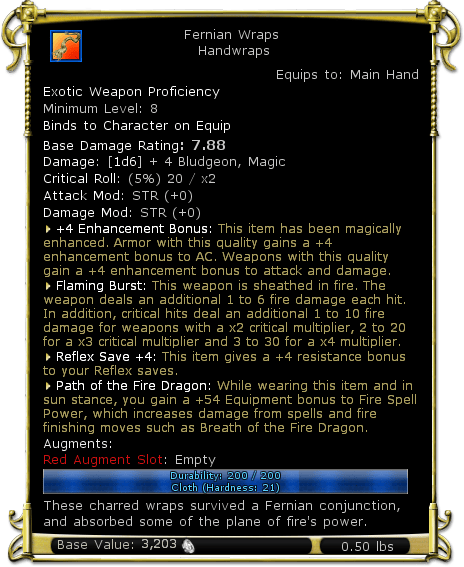 Item:Fernian Wraps - DDO wiki