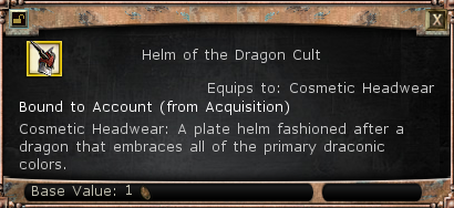 Item:Helm of the Dragon Cult - DDO wiki