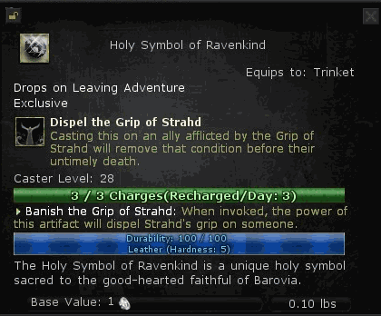 Item:Holy Symbol of Ravenkind - DDO wiki