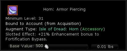 Item:Horn: Armor Piercing - DDO wiki