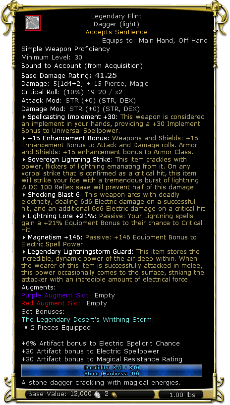 Item:Legendary Flint - DDO wiki