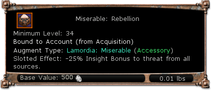 Item:Miserable: Rebellion - DDO wiki