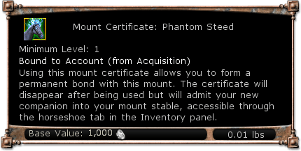 Item:Phantom Steed - DDO wiki