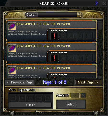 Reaper Forge - DDO wiki