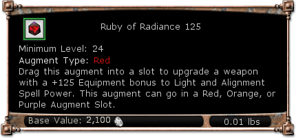 Item:Ruby of Radiance 125 - DDO wiki