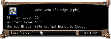 Item:Solar Gem of Dodge (Epic) - DDO wiki