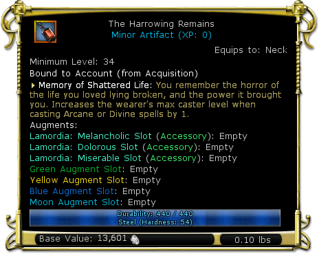 Item:The Harrowing Remains - DDO wiki