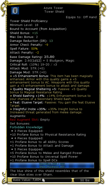 Update 61 named items - DDO wiki