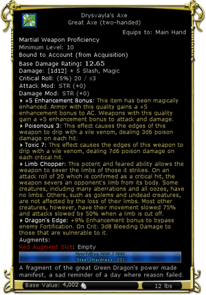 Update 79 named items - DDO wiki