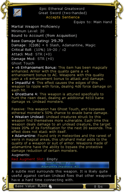 Item:Epic Ethereal Greatsword - DDO wiki
