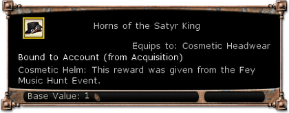 Item:Horns of the Satyr King - DDO wiki