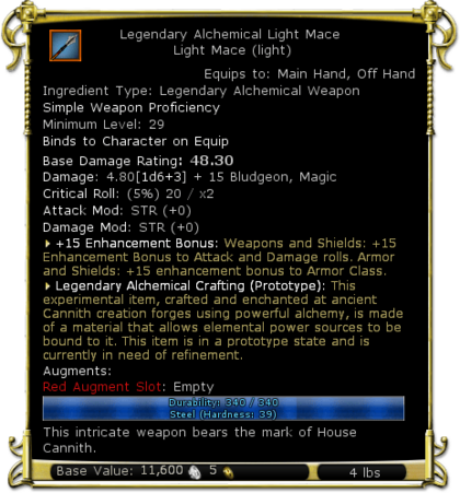 Item:Legendary Alchemical Light Mace - DDO wiki