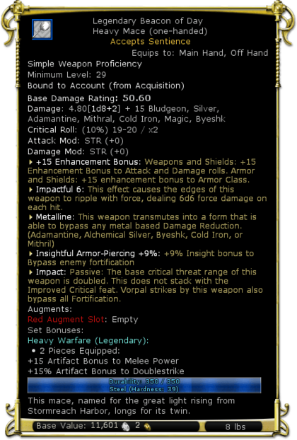 Item:Legendary Beacon of Day - DDO wiki