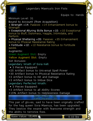 Category:Legendary Wrath of Sora Kell set items - DDO wiki