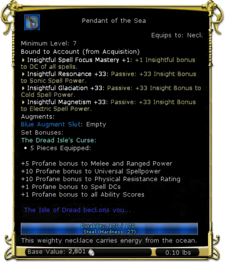 Update 55 named items - DDO wiki