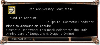 Item:Red Anniversary Team Mask - DDO wiki