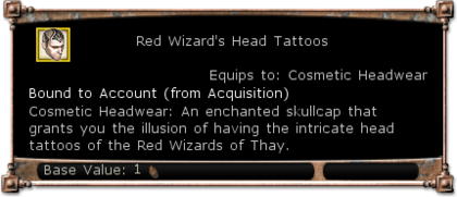 Item:Red Wizard's Head Tattoos - DDO wiki