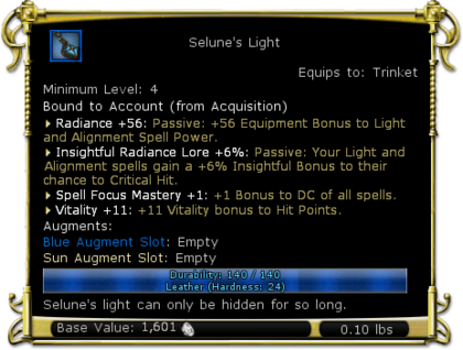 Item:Selune's Light - DDO wiki