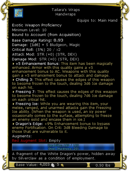 Update 79 named items - DDO wiki