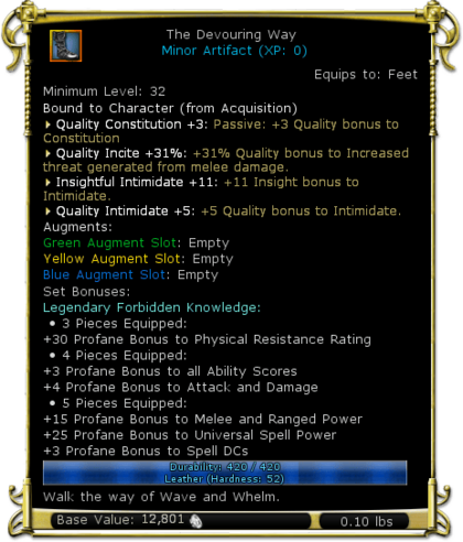 Item:The Devouring Way - DDO wiki