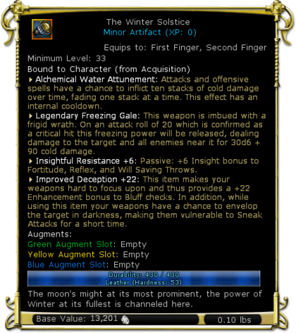 Item:The Winter Solstice - DDO wiki