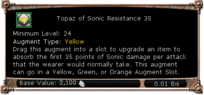 Item:Topaz of Sonic Resistance 35 - DDO wiki